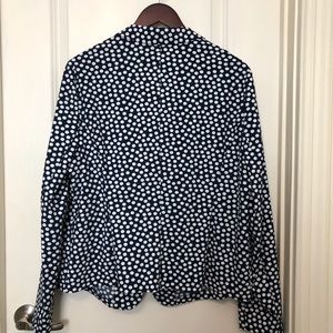 Basler | Jackets & Coats | Basler Blazer In Navy Blue And White | Poshmark